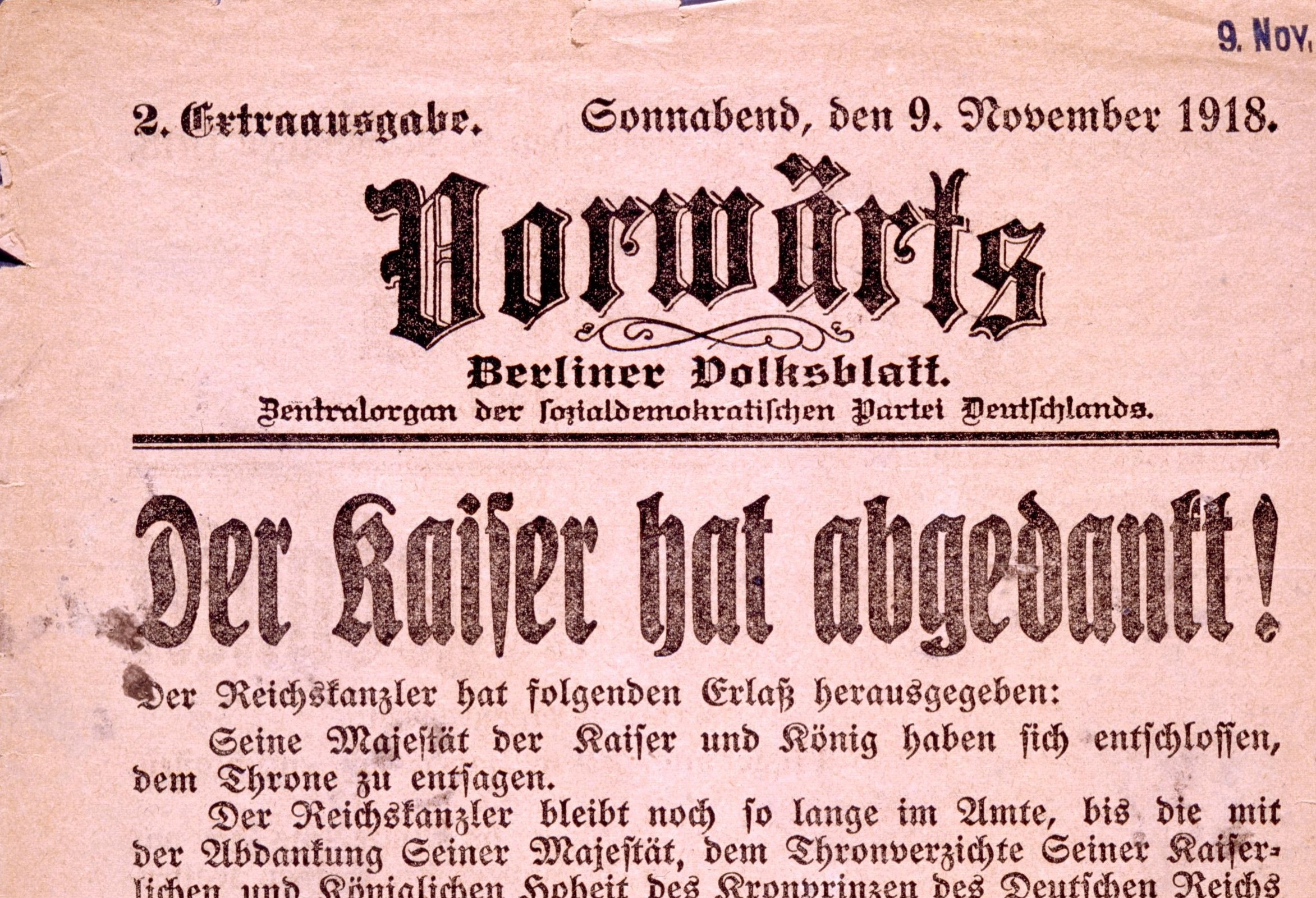 LeMO Oskar Münsterberg Novemberrevolution 1918