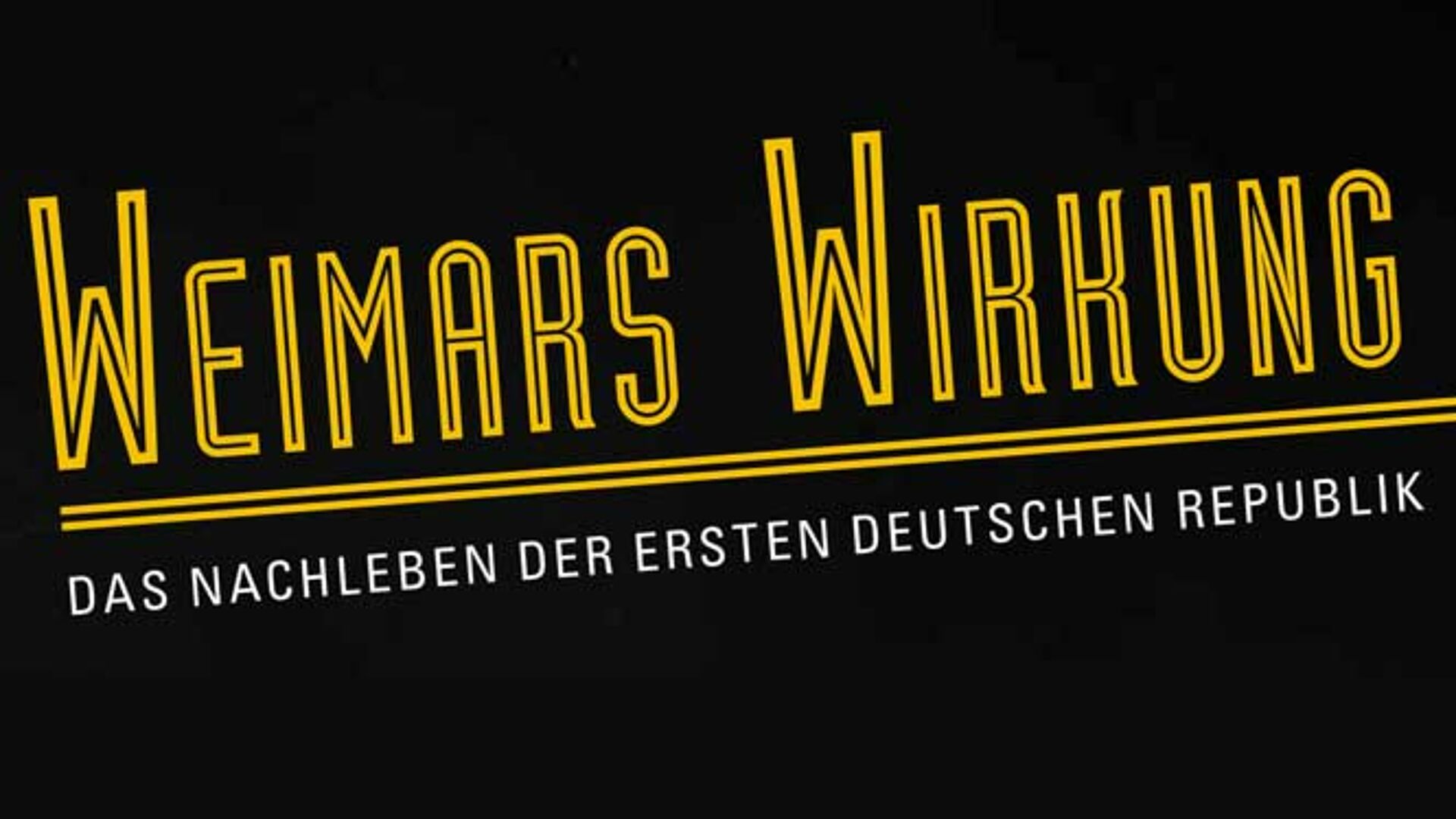 Der Weimar-Komplex. Die erste deutsche Republik als Bezugspunkt der ...